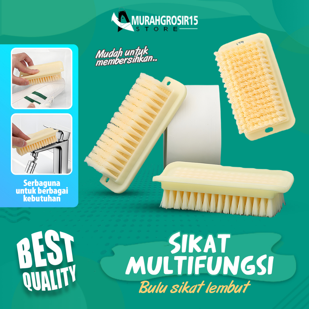 Jual Sikat Serbaguna / Sikat Cuci Baju / Sikat Pakaian | Shopee Indonesia