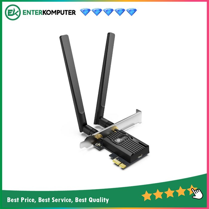 Jual TP - Link Archer TX55E - AX3000 Wi-Fi 6 Bluetooth 5.2 PCIe Adapter ...