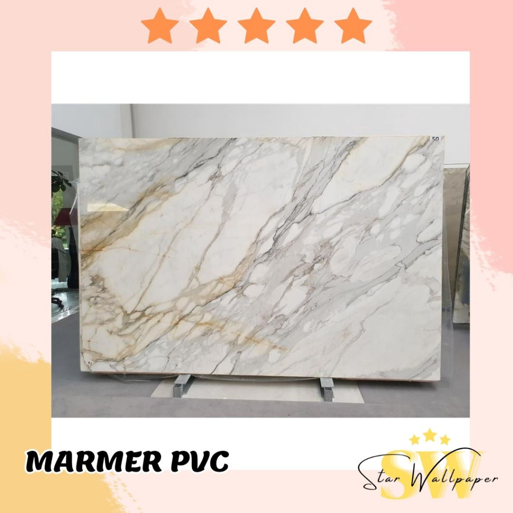 Jual HARGA PABRIK !! Panel Marmer PVC Hiasan Dinding Motif Marmer Batu ...