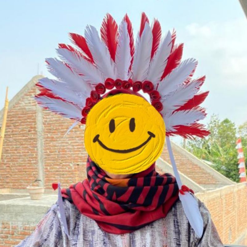 Jual Bando Karnaval Topi Merah Putih Daur Ulang Dari Kertas dan Kardus ...