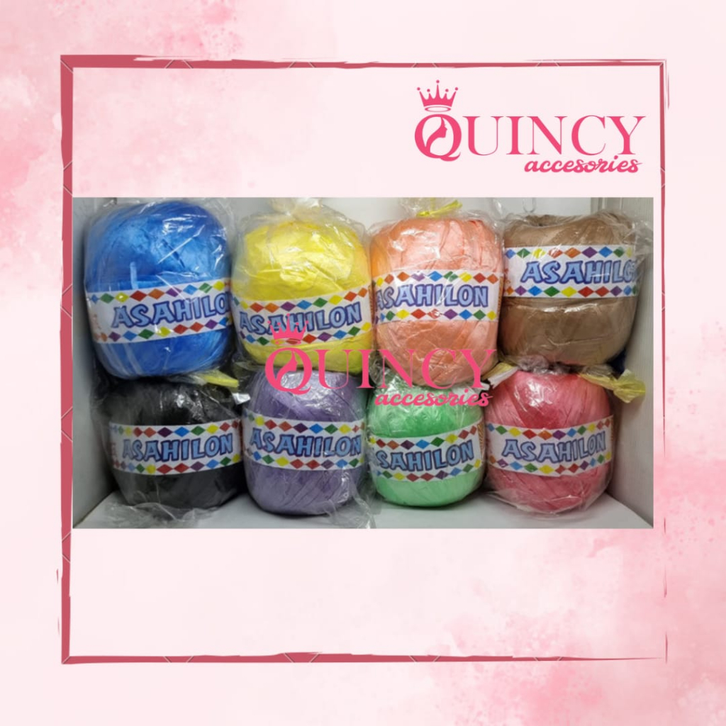 Jual Tali Rafia Halus Asahilon (Rafia Rajut) | Shopee Indonesia