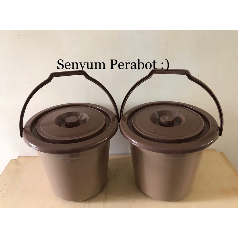 Jual Ember Plastik Coklat TB 4GL merk Liong Product (untuk pembelian ...