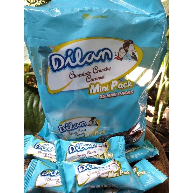Jual Dilan Coklat Crunchy Caramel 5in1mini pack ecer kecil. | Shopee ...