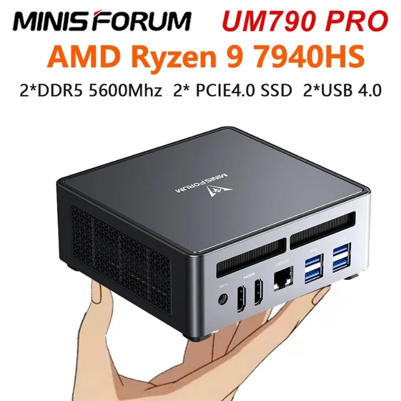 Jual Mini PC Minisforum UM790 Pro AMD Ryzen 9 7940HS 8Core Dual HDMI ...