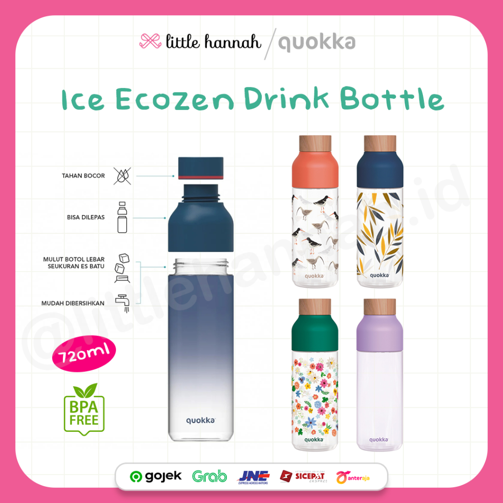 Jual QUOKKA Ecozen Ice Botol Minum Anak 720ml / Drink Bottle | Shopee ...
