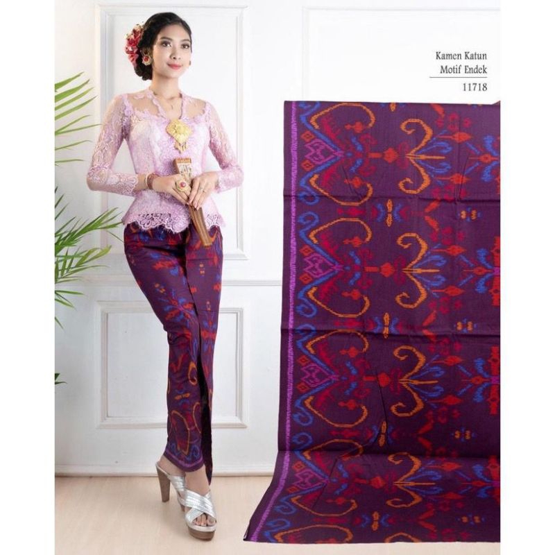 Jual Kamen katun endek bali | kamen lembaran endek|pakaian adat bali ...