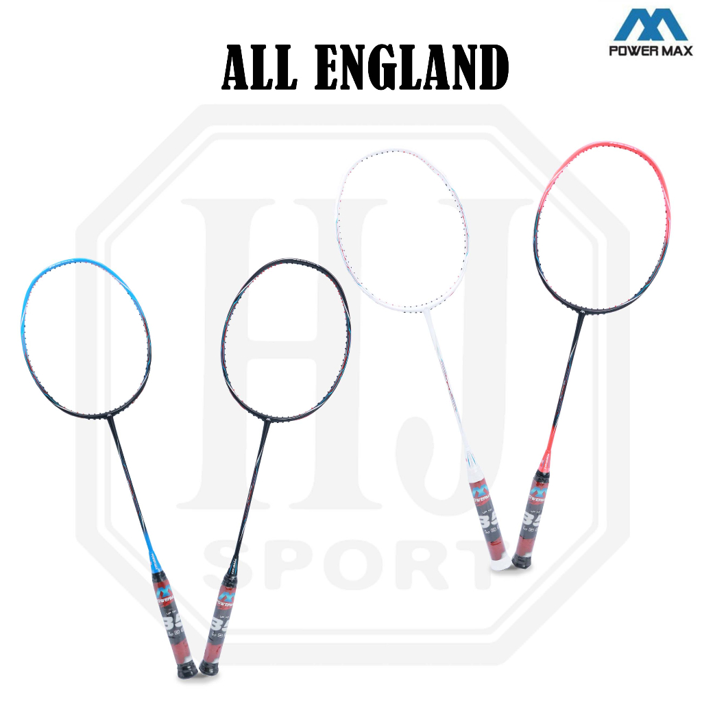 Jual Raket Badminton Power Max All England Bonus Senar | Shopee Indonesia