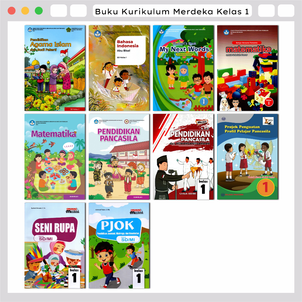 Jual BUKU KURIKULUM MERDEKA SD KELAS 1 ( KUMER / KURIKULUM PENGGERAK ) KURIKULUM 2021 TERBARU ...