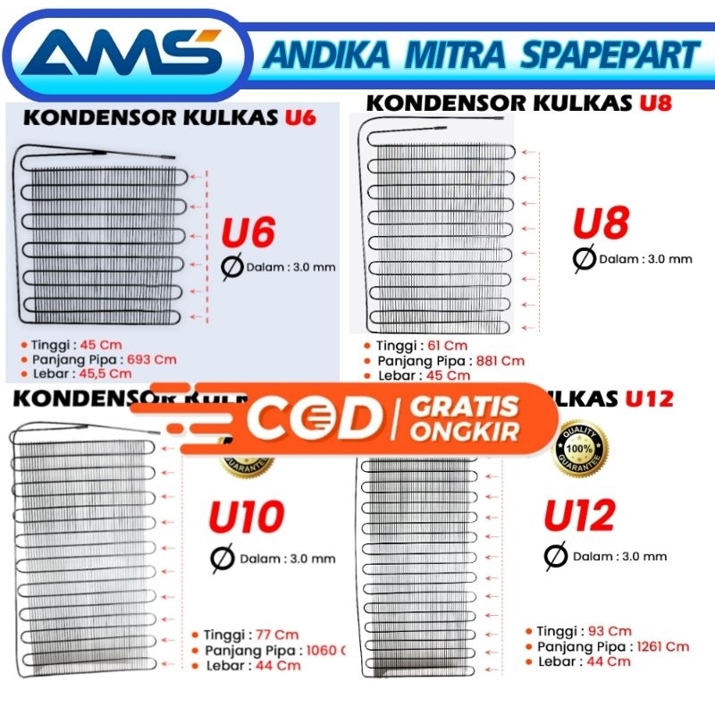 Jual KONDENDOR KULKAS - CONDENSOR KULKAS SHOWCASE FREEZER - KONDENSOR ...