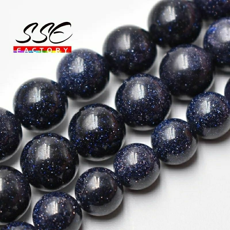 Jual Batu Pasir Emas Biru Blue Sand Stone 4/6/8/10mm | Shopee Indonesia