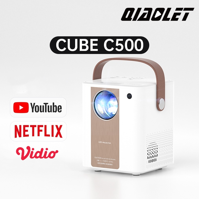 Jual QIAOLET Portable Projector 6500 Lumens C500 Android Proyektor Mini ...
