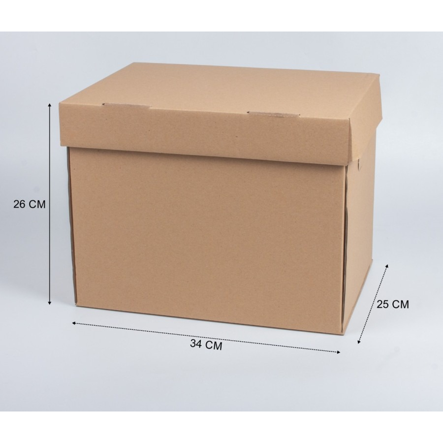 Jual (5pcs) kardus kotak arsip box file dokumen packaging ukuran 34 x ...