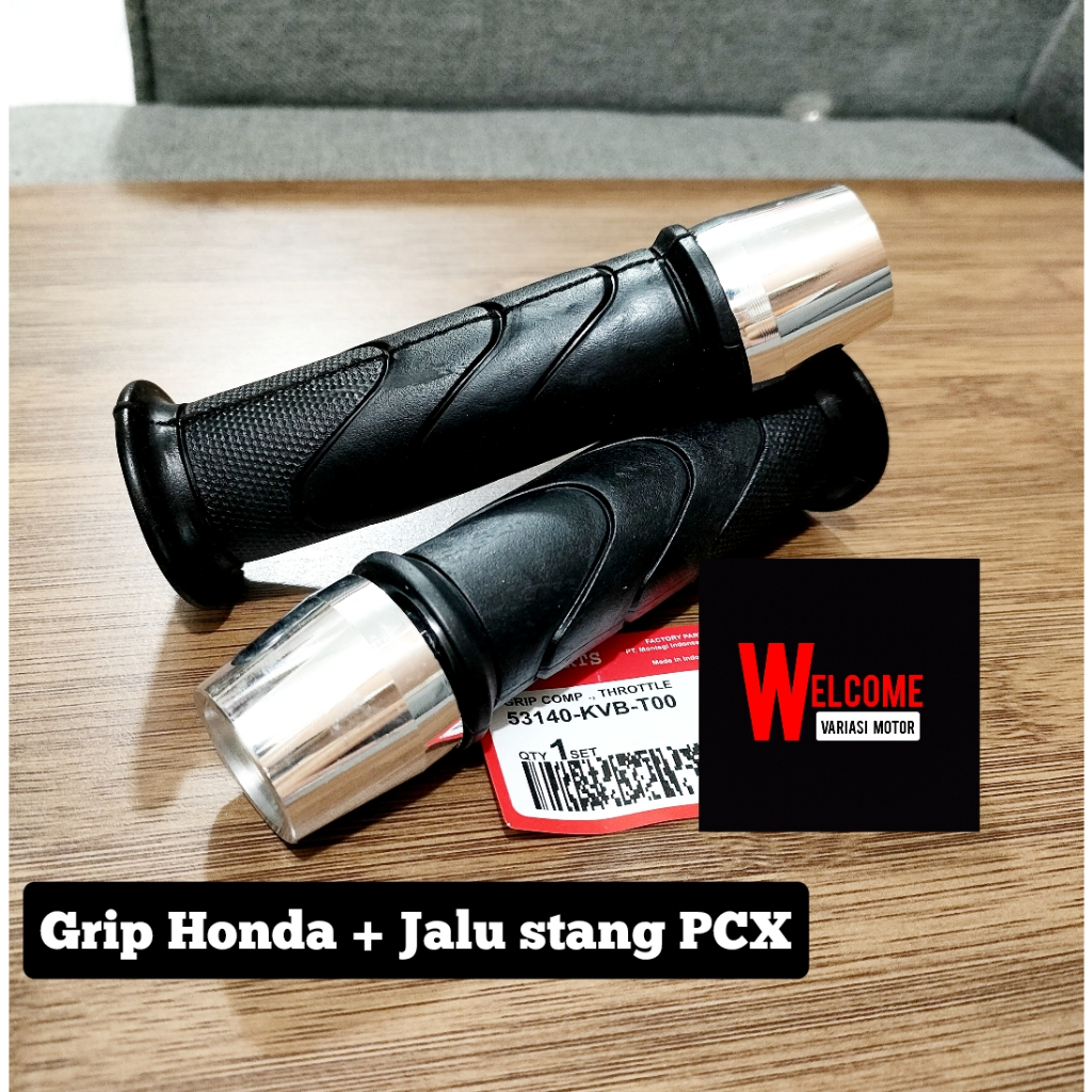 Jual GRIP MODEL STANDAR ORI HONDA HANDGRIP HONDA HITAM HANDFAT HONDA ...