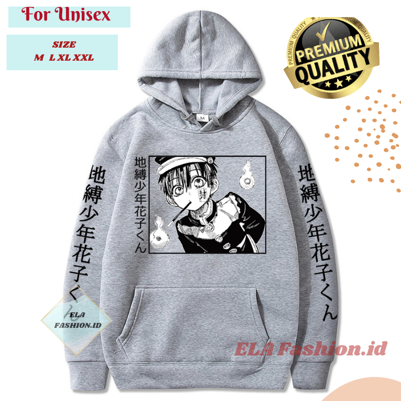 Jual Jaket Sweater Hoodie Jibaku Shounen Hanako kun toilet bound anime ...