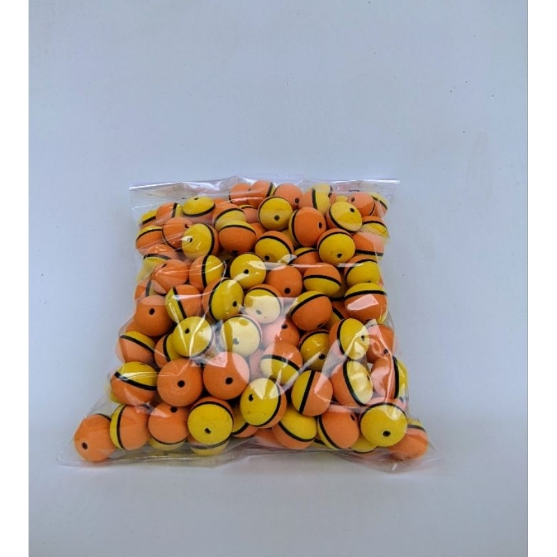 Jual pelampung pancing busa sepon 100 pcs selang pas no 1 bentuk bulat ...