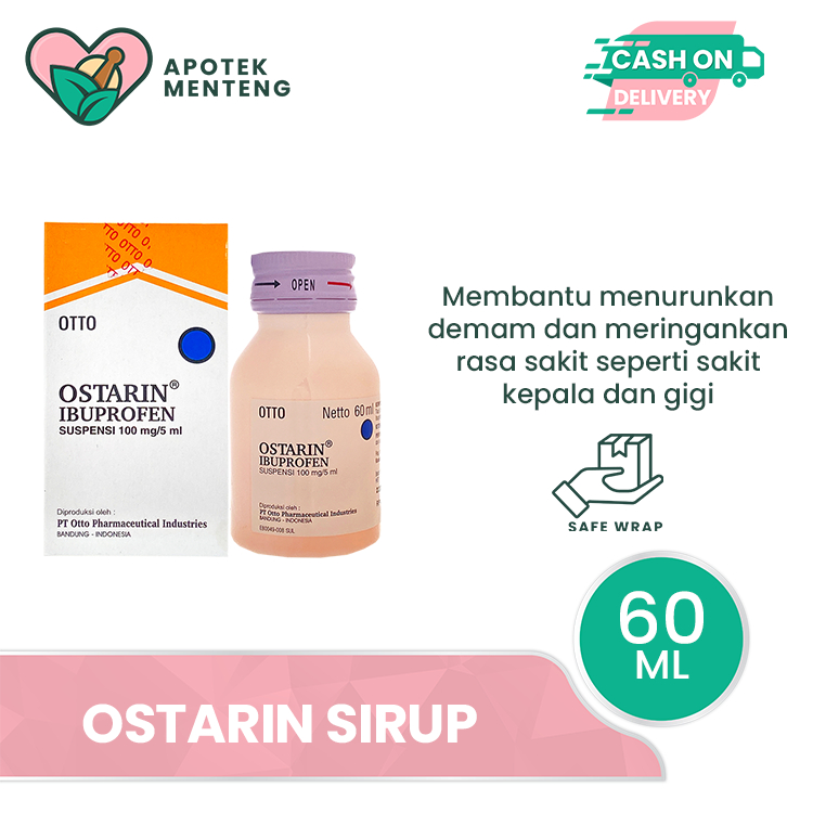 Jual Ostarin Sirup 60 ml - Pereda Nyeri Ringan dan Sedang | Shopee ...