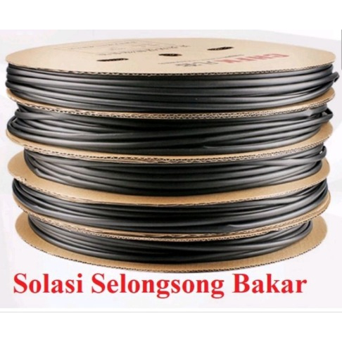 Jual SELANG BAKAR / SELONGSONG BAKAR TUBE / HEAT SHRINK TUBE UKURAN 3/4 ...