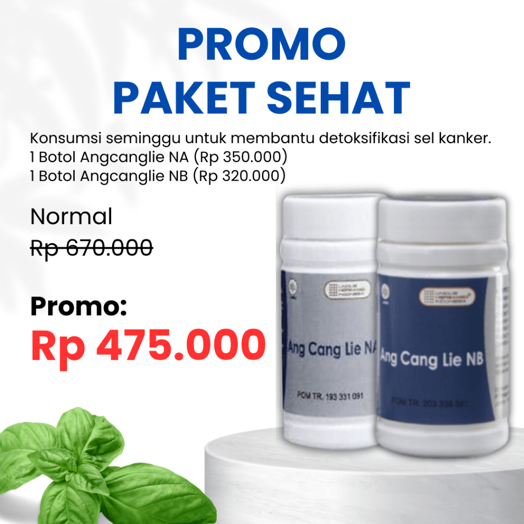 Jual PAKET SEHAT - Ang Cang Lie NA + NB Obat Kanker Ampuh Kista Tumor ...