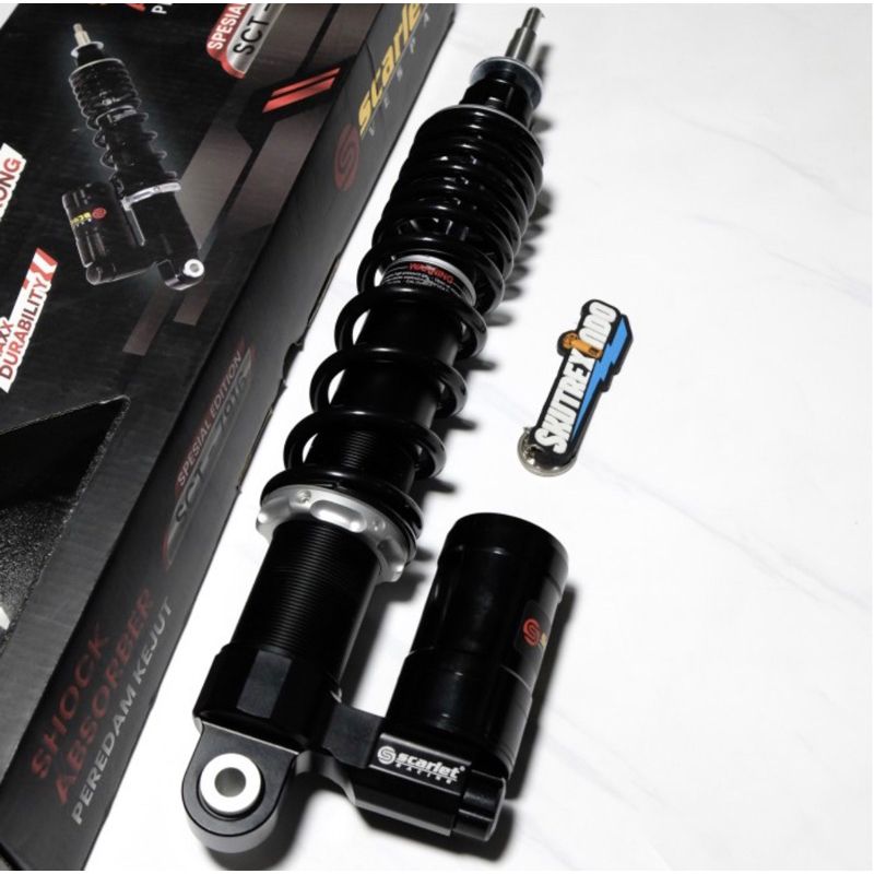 Jual Shock Tabung Scarlet Black Rear Vespa Sprint Primavera | Shopee ...
