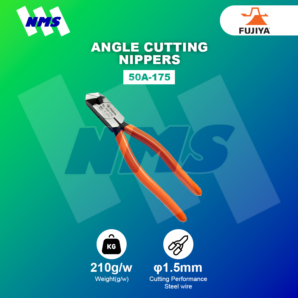 Jual Tang Potong FUJIYA 50A-175 Angle Cutting Nippers Japan | Shopee Indonesia