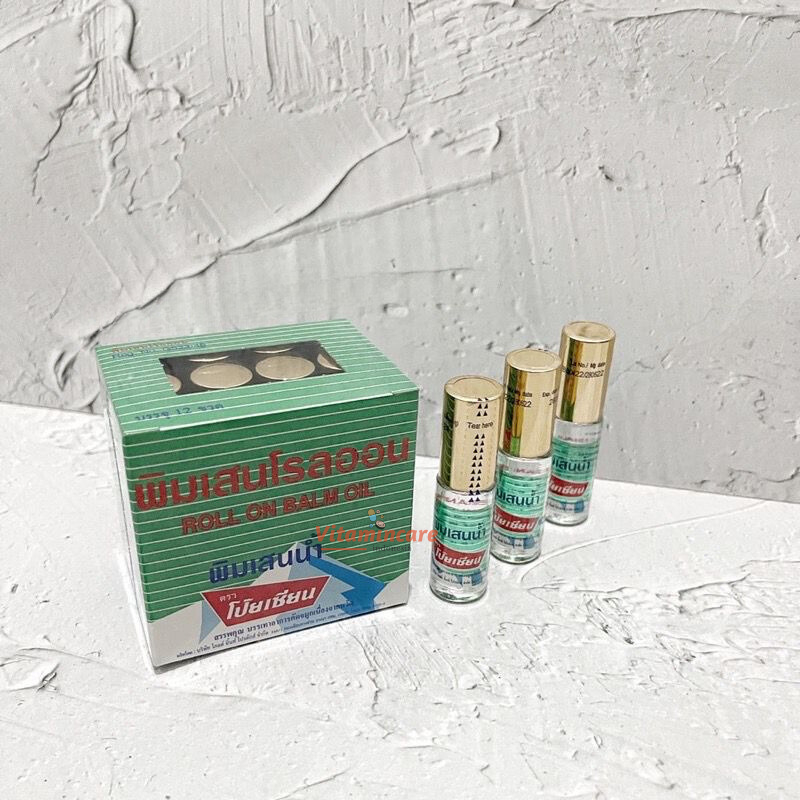 Jual PIM SAEN BALM OIL ROLL ON POY SIAN BRAND - MINYAK ANGIN BALSEM ...