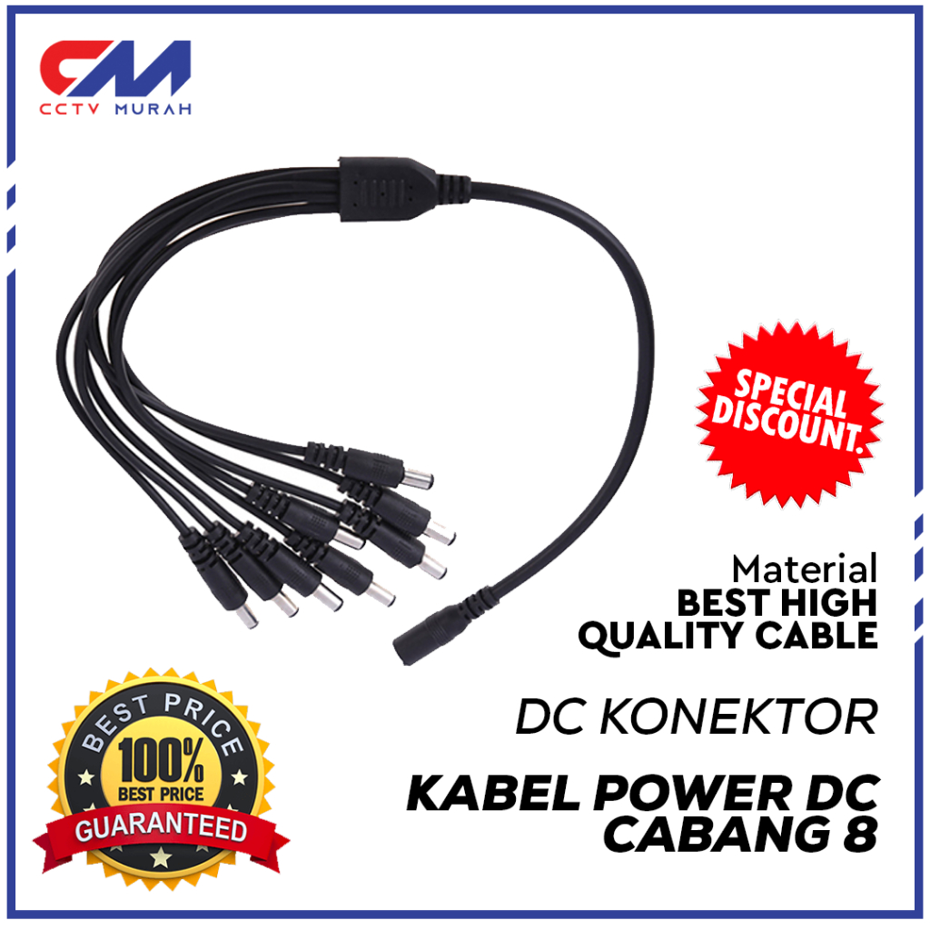 Jual KABEL POWER CABANG 8 | Shopee Indonesia