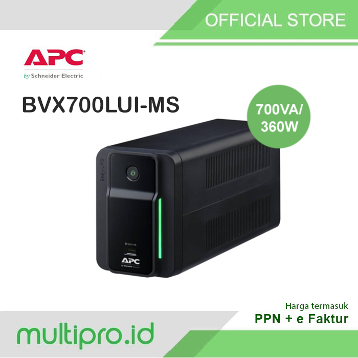Jual UPS APC Easy UPS BVX 700VA 360W USB Charging BVX700LUI-MS BVX700 ...