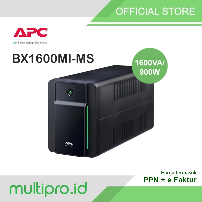 Jual UPS APC Back UPS BX 1600VA 900W BX1600MI-MS | Shopee Indonesia