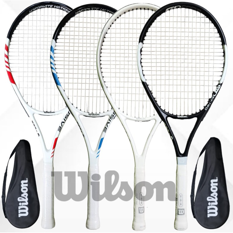 Jual Raket Tenis Wilsn BLX Termasuk Senar - Tas - Grip | Shopee Indonesia