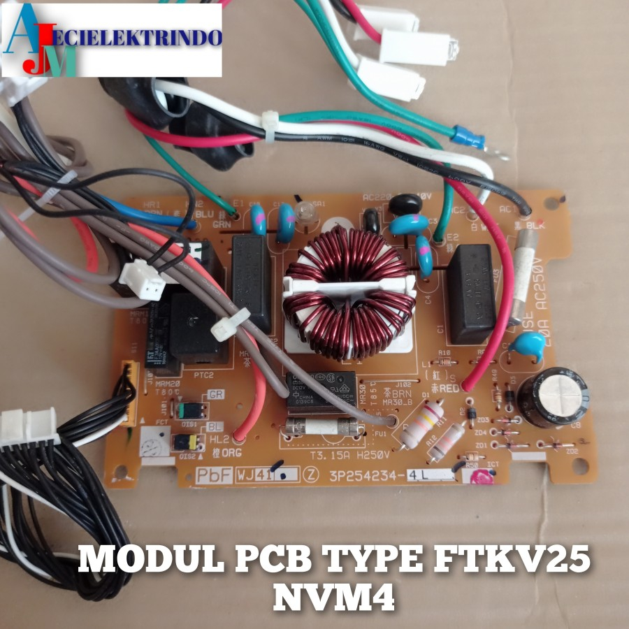 Jual MODUL PCB AC DAIKIN INVERTER TYPE FTKV25 NVM4 BB | Shopee Indonesia