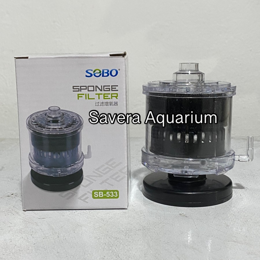 Jual SOBO SB533 - FILTER AIRATOR - SPONGE FILTER - 8 CM - FILTER BULAT ...