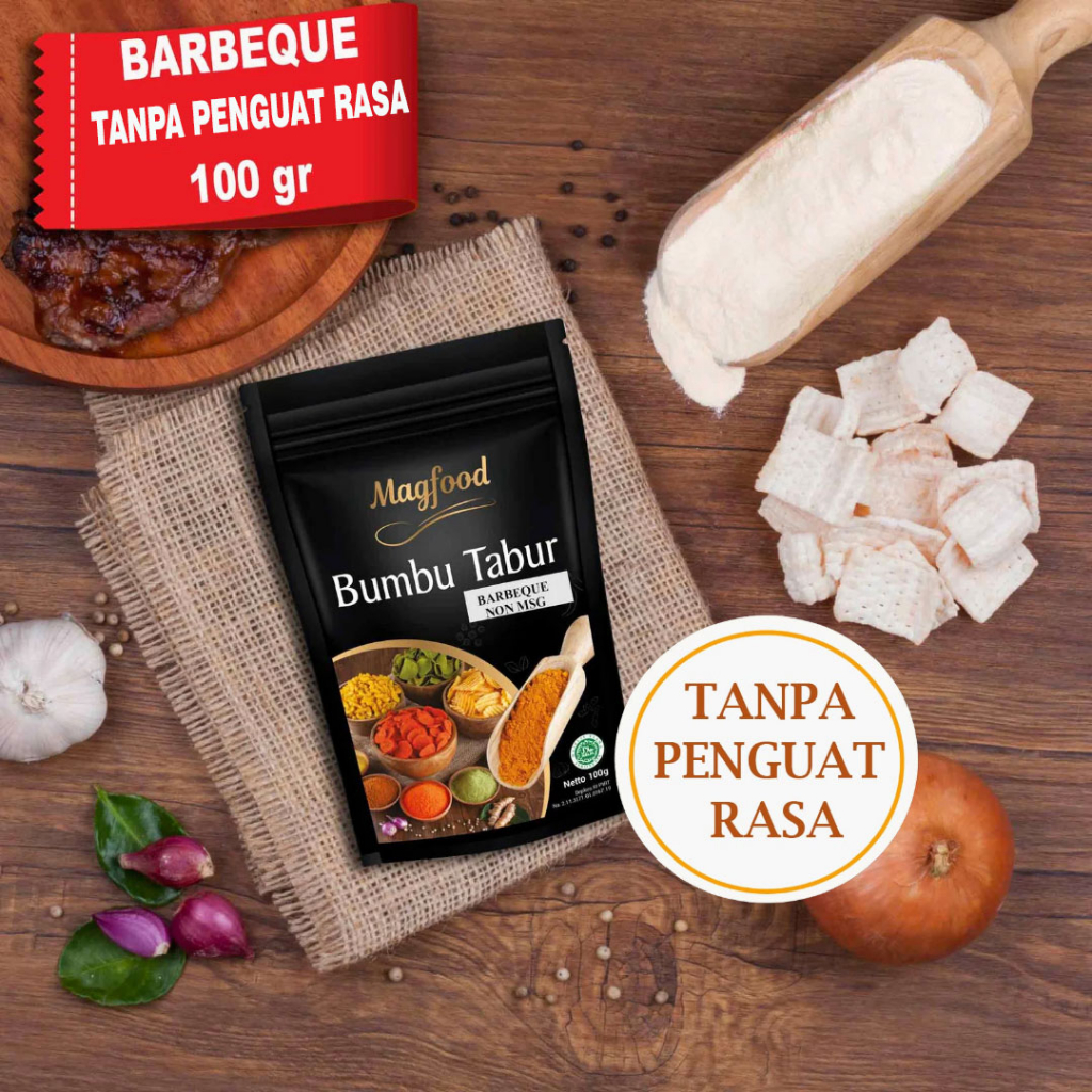 Jual Magfood Bumbu Tabur Tanpa Penguat Rasa Kemasan 100 gram | Shopee ...