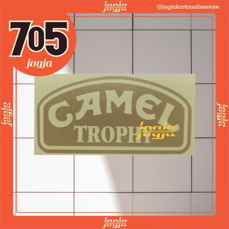 Jual Stiker Camel Trophy Reflective Cutting Sticker Land Rover 1 Warna ...