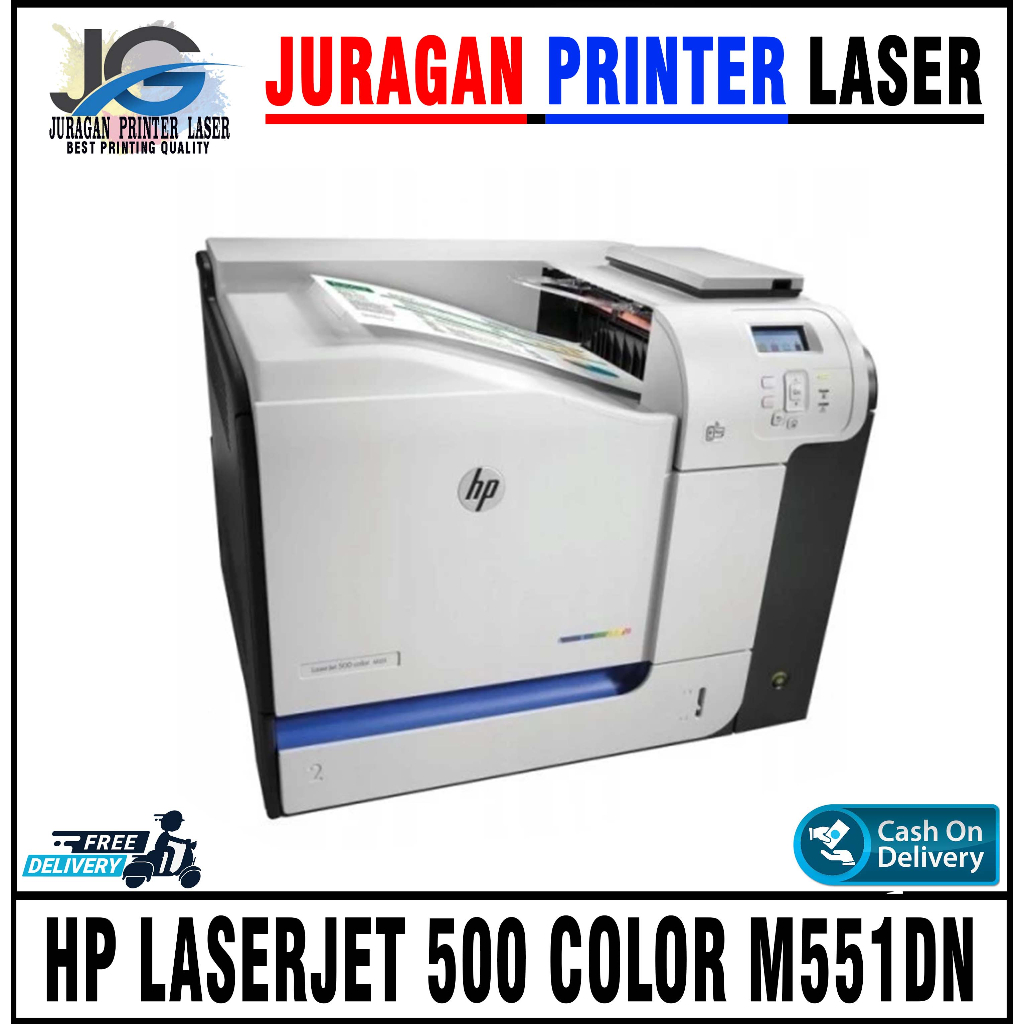 Jual Printer HP LaserJet 500 color M551dn Duplex | Shopee Indonesia