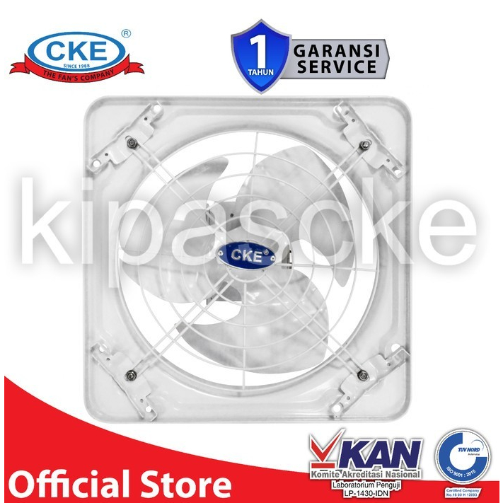 Jual CKE Exhaust Fan Curve Blade ESN-30-6D-YL 12 Inch with Shutter ...