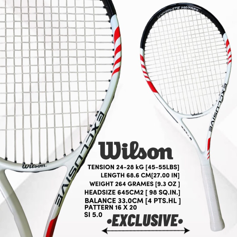 Jual Raket Tenis Wilsn BLX Termasuk Senar - Tas - Grip | Shopee Indonesia