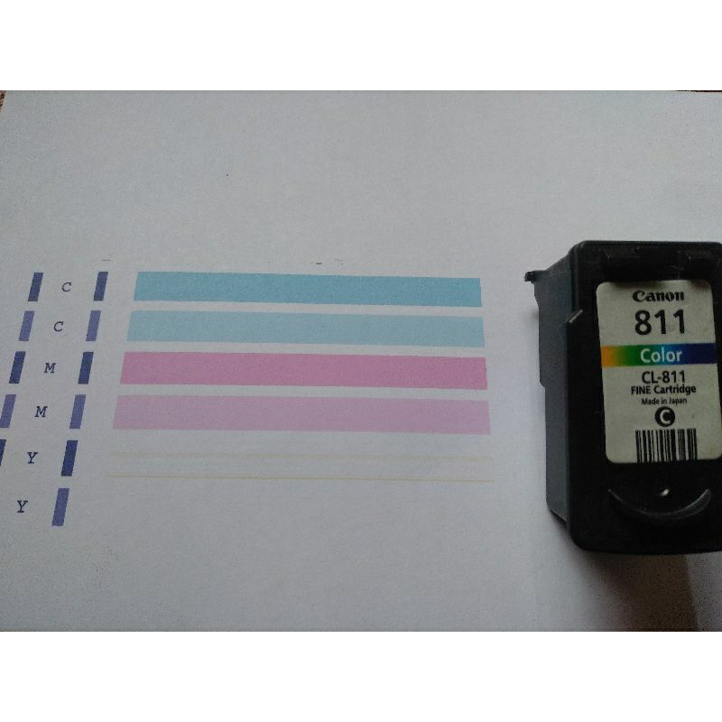 Jual Tinta Cartridge CL 811 color hasil 2 warna | Shopee Indonesia