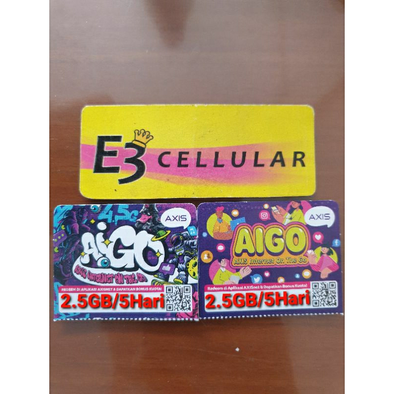 Jual Voucher Internet AXIS AIGO MINI 2.5GB (5Hari) | Shopee Indonesia