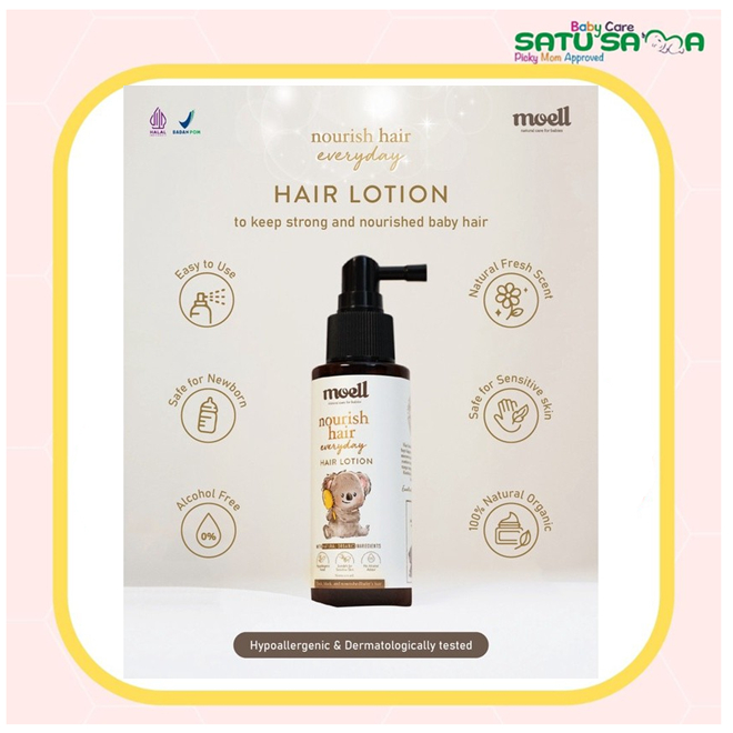 Jual MOELL NOURISH HAIR EVERYDAY HAIR LOTION 100 ML | Shopee Indonesia