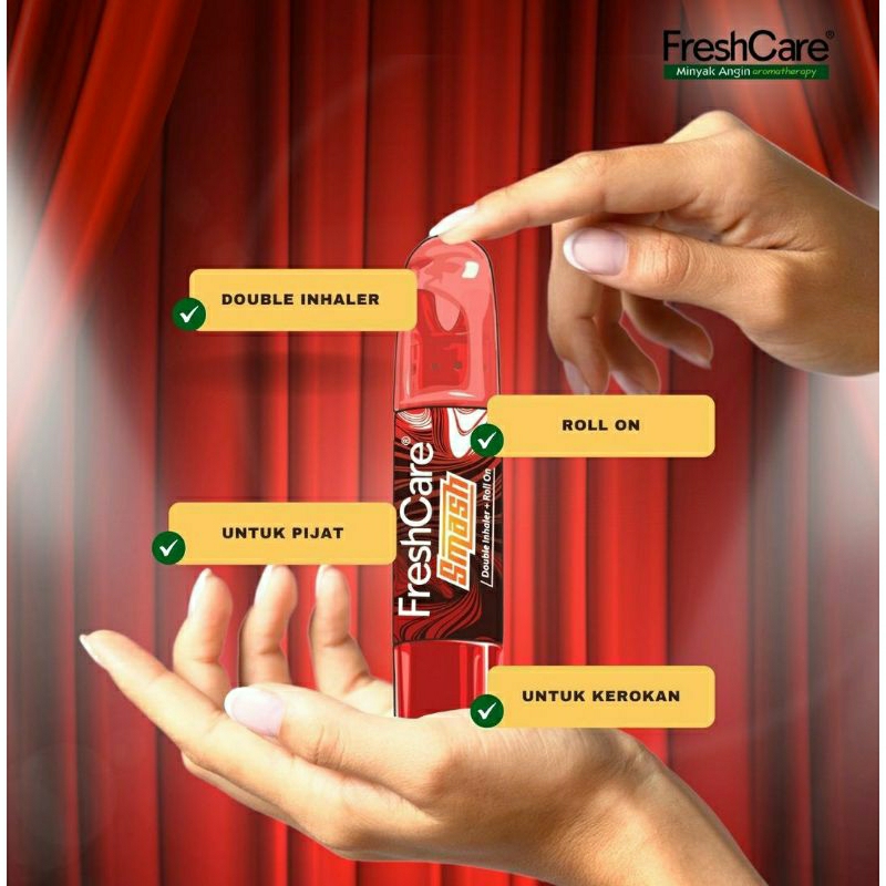 Jual FreshCare Smash Aromatherapy Double Inhaler Roll On 4 in 1- 8 ml ...