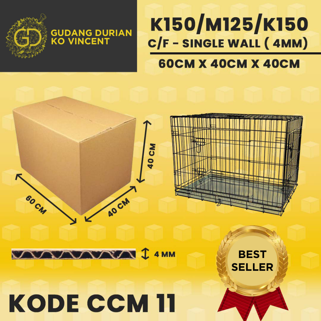 Jual Kardus Karton Box Besar 60x40x40 CM Dus Packing Packaging Pindahan ...