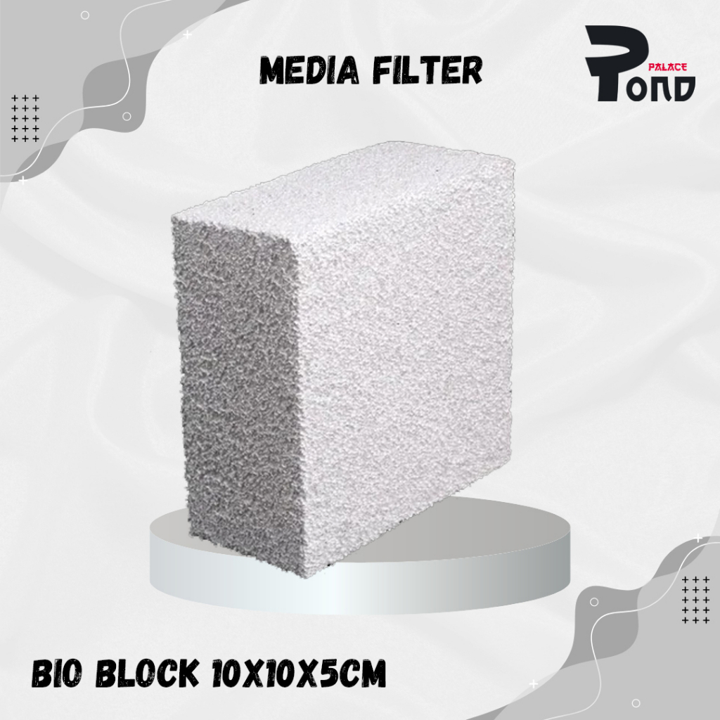 Jual Bio Block Media Koi Pond Filter Power Bio Cube Aqua Pure 10x10x5 ...
