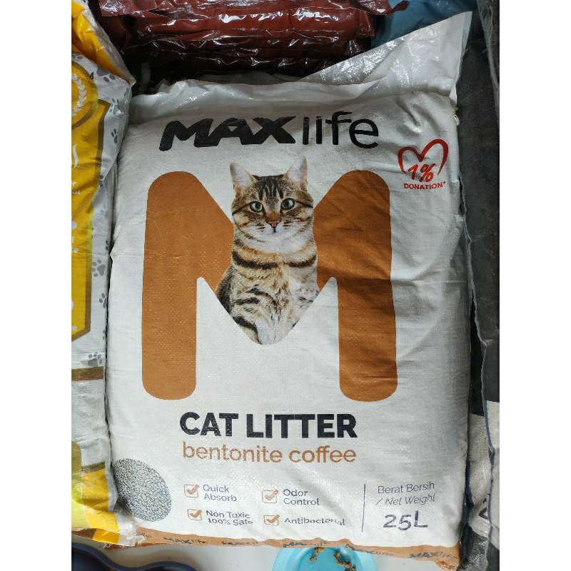 Jual Pasir Gumpal-Maxlife Bentonite-25L | Shopee Indonesia