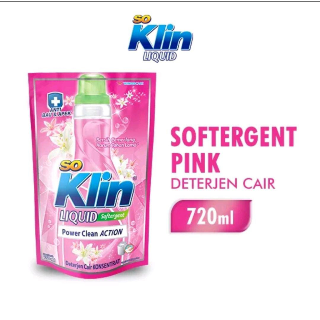 Jual SOKLIN LIQUID DETERJEN CAIR SOFTERGEN 750 ml | Shopee Indonesia