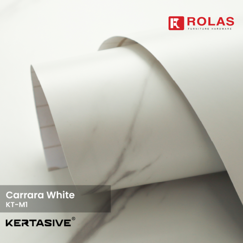 Jual KERTASIVE CARRARA WHITE MARBLE / PVC SHEET / Pelapis Mebel ...