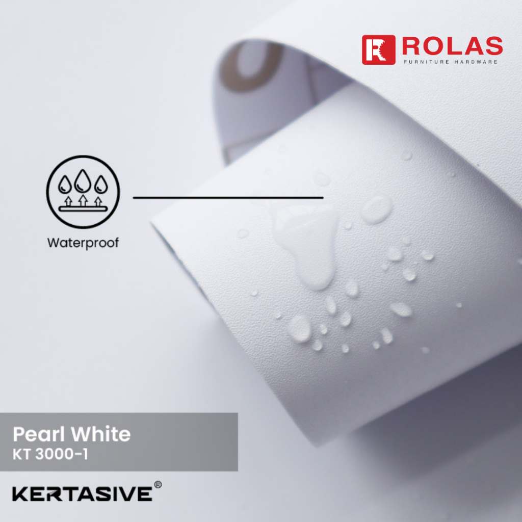 Jual KERTASIVE PEARL WHITE (SOLID) / PVC SHEET / Pelapis Mebel ...