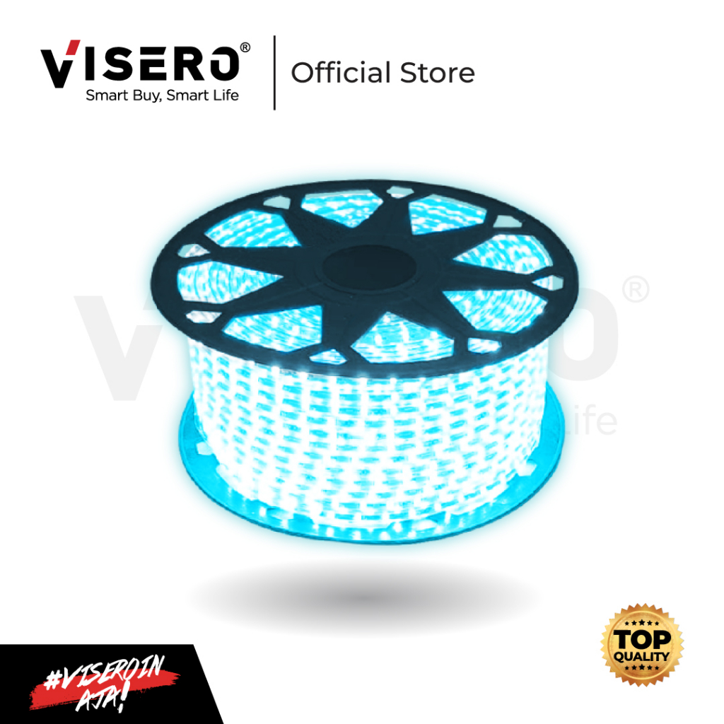 Jual Visero LED Strip 100 Meter (VLS-102) Ice Blue | Shopee Indonesia