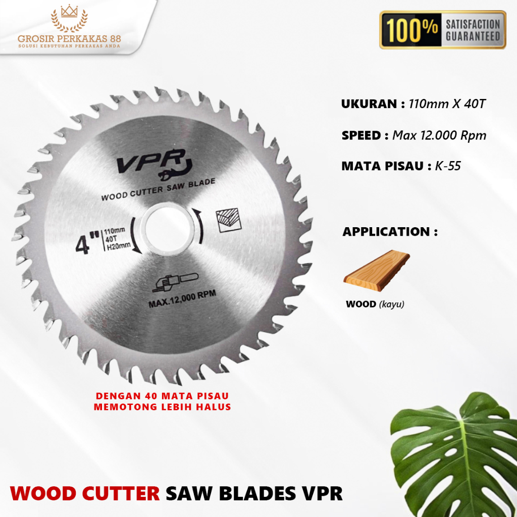 Jual Circular Saw 4 Inch Vpr Wood Cutter Blade Pisau Potong Kayu ...