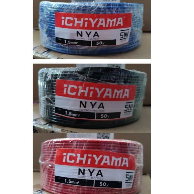 Jual NYA Ichiyama 1x1,5 (50 meter) | Shopee Indonesia
