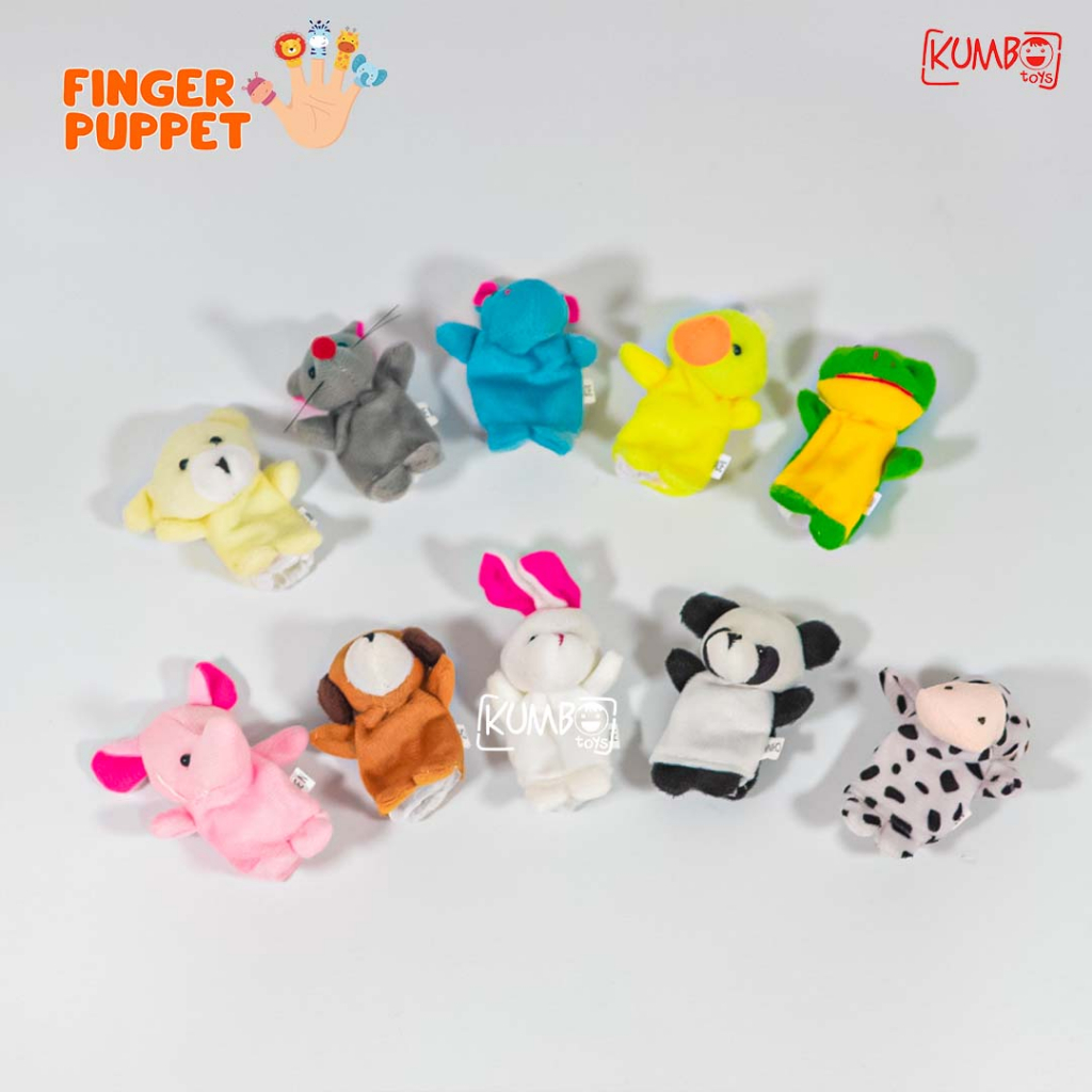 Jual Mainan Anak Boneka Jari Tangan Animal Finger Puppet | Shopee Indonesia